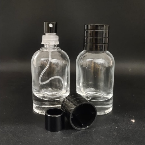 Jual Botol Parfum Lelabo 30ml easypump Hitam+Tutup DR Hitam Perpcs ...