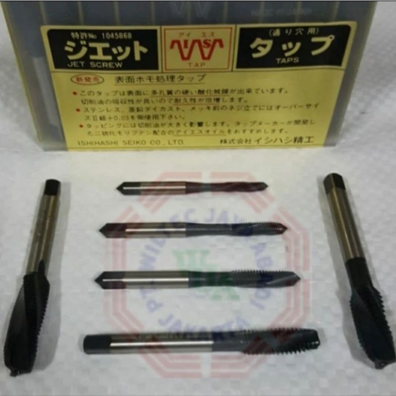 Jual Machine Tap / Jet Tap UNF 5/16"x 24 (HSS) Merek ISHIHASHI SEIKO ...