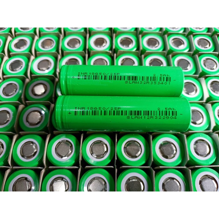 Jual EVE 18650 3.7V 2500 mAh 30A 12C Li-Ion Baterai Lithium | Shopee Indonesia