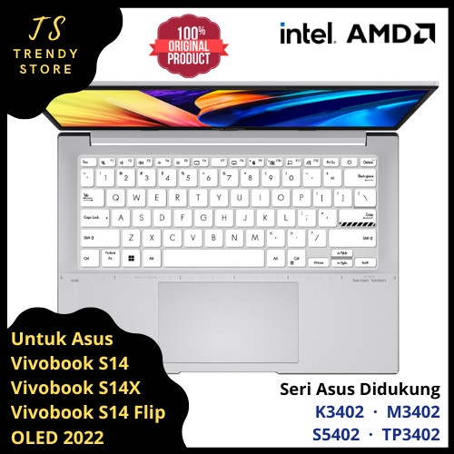Jual Keyboard Protector Cover Asus Vivobook S14 S14X Flip 2022 K3402 ...