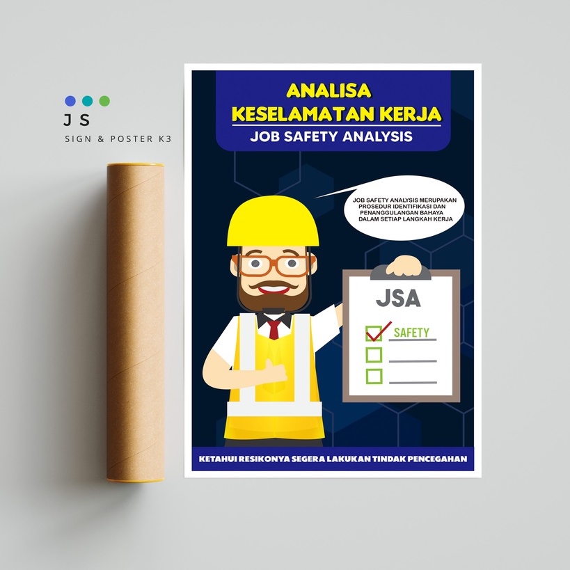 Jual POSTER SAFETY K3 - JOB SAFETY ANALYSIS | Shopee Indonesia