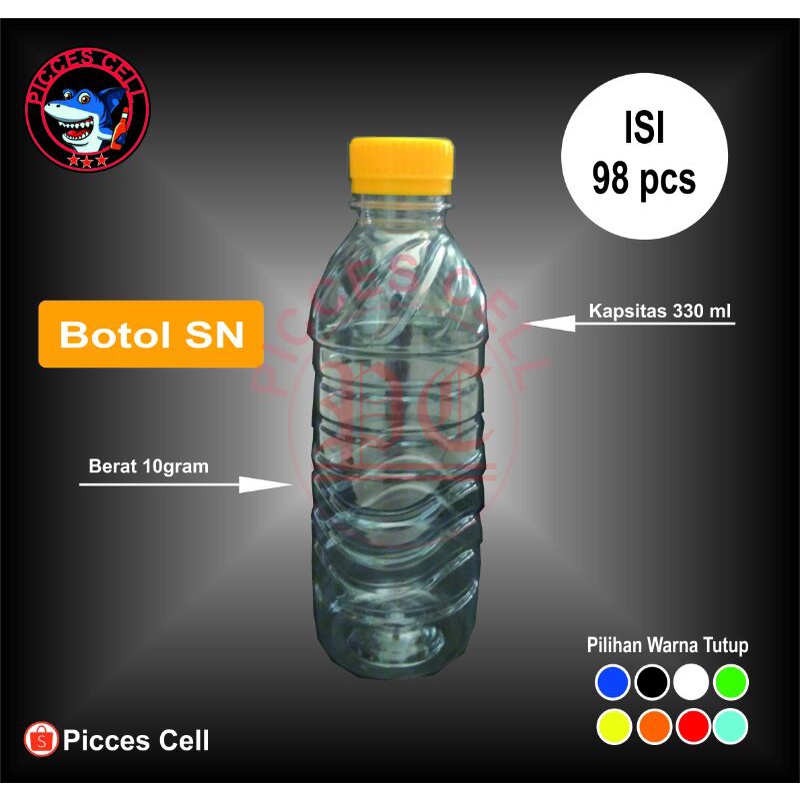 Jual Botol Plastik Mineral 330ml Botol Kosong Wada Jamu Botol Minuman ...