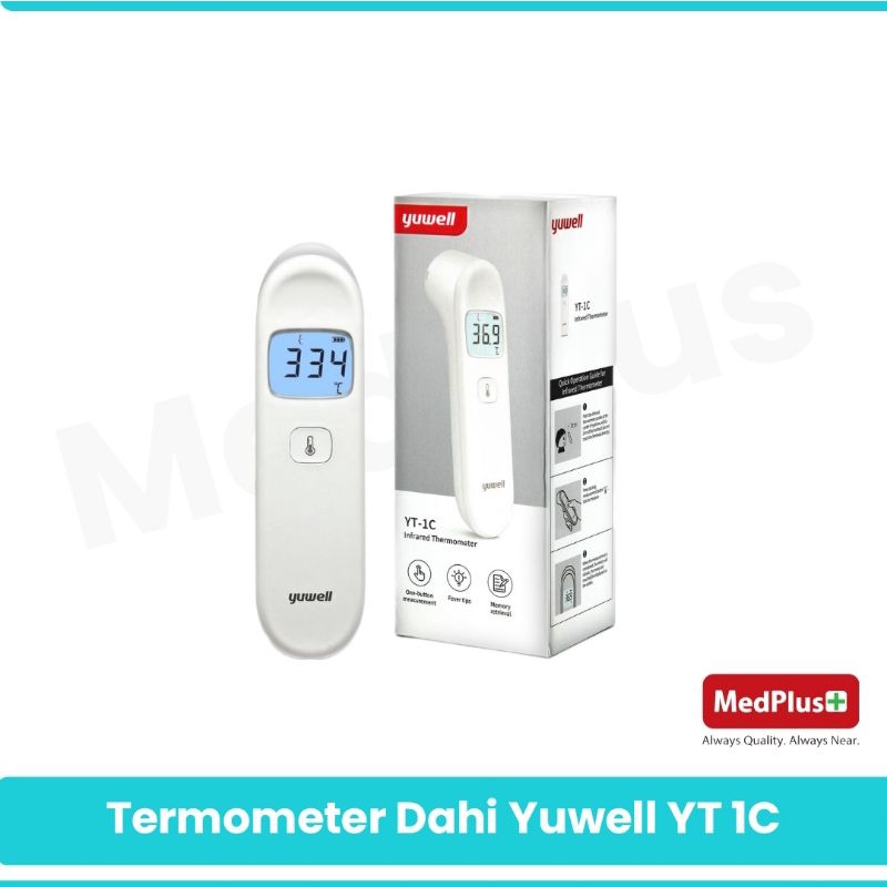 Jual Termometer Head Yuwell Infrared YT-1C Duo Sensor Thermometer Suhu ...