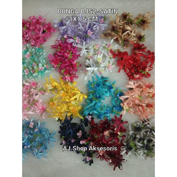 Jual BUNGA HIASAN / APLIKASI BUNGA KECIL ISI 1 PACK ( 12 PCS ) | Shopee ...