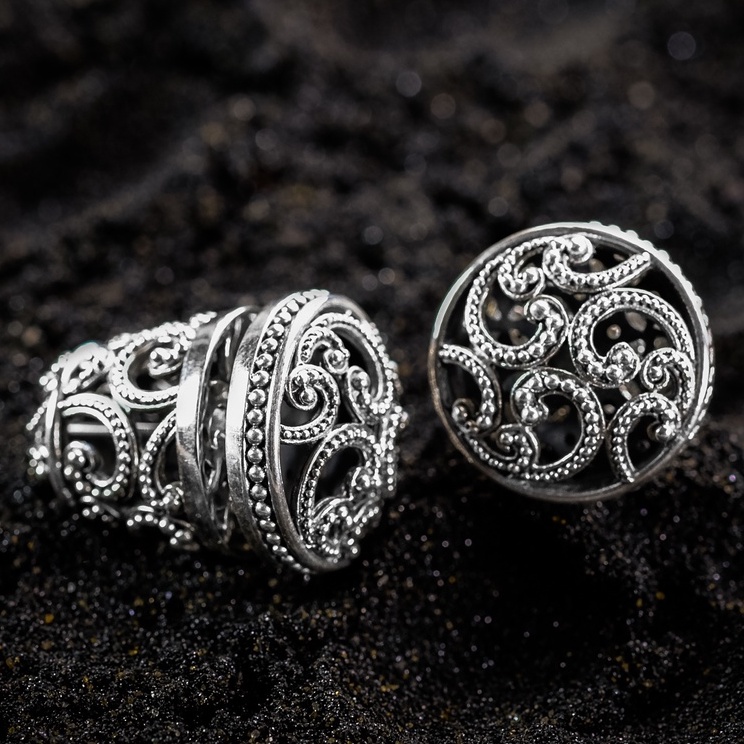 Jual [Original Anting Perak 925 ] Subeng Besar perak Bali Ombak Segara ...