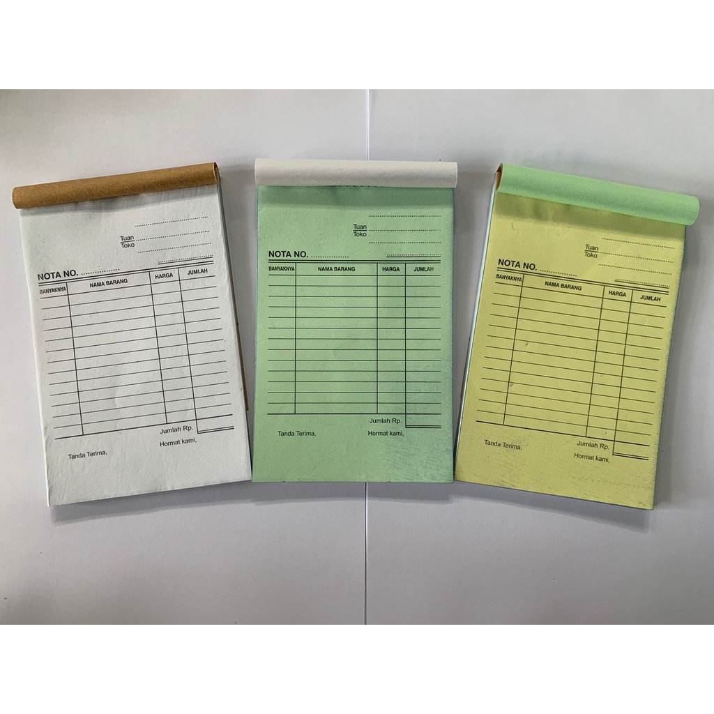 Jual NOTA 3 PLY, NOTA KONTAN KECIL, NOTA NCR | Shopee Indonesia