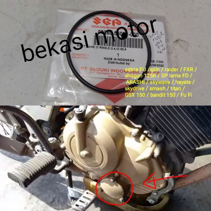 Jual 09280-54001 seal oring tutup filter oli suzuki satria fu spin raider fxr shogun 125R sp ...