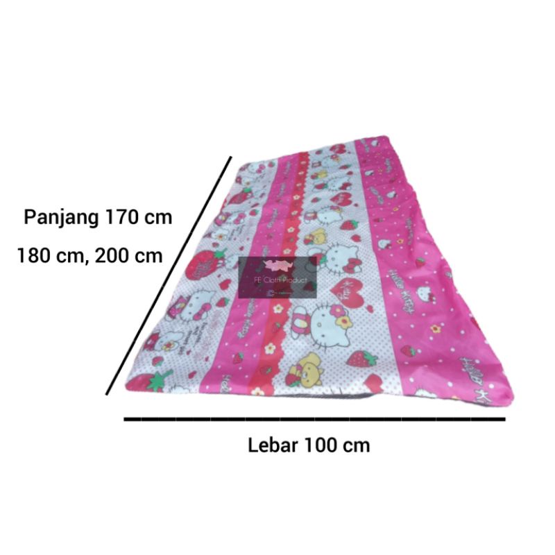 Jual Sarung Kasur Busa/dakron resleting uk 100 x 170/180/200 x 5/10 ...