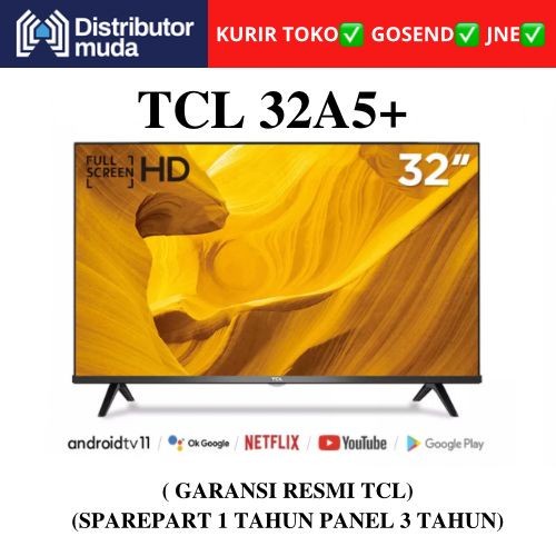 Jual TCL 32A5 Smart Android LED Digital TV 32 Inch STOK TERBATAS | Shopee Indonesia