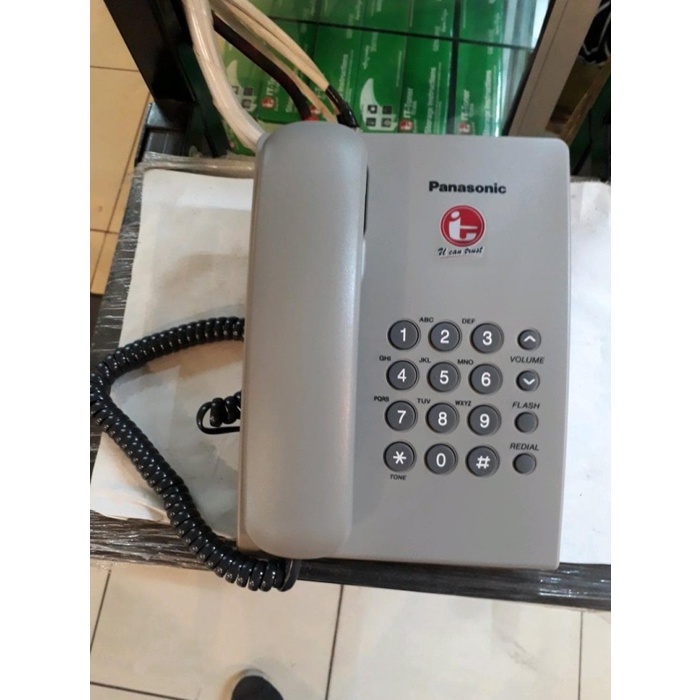 Jual Panasonic KX-TS505 RESMI 2Tahun - Telepon Kantor Rumah - Abu-abu ...