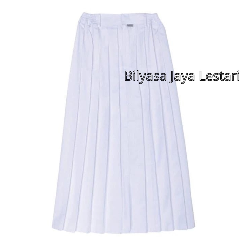 Jual Bilyasa Seragam Rok Putih Sekolah SD SMP SMA Panjang Rempel Pinggang Karet Jumbo | Shopee ...