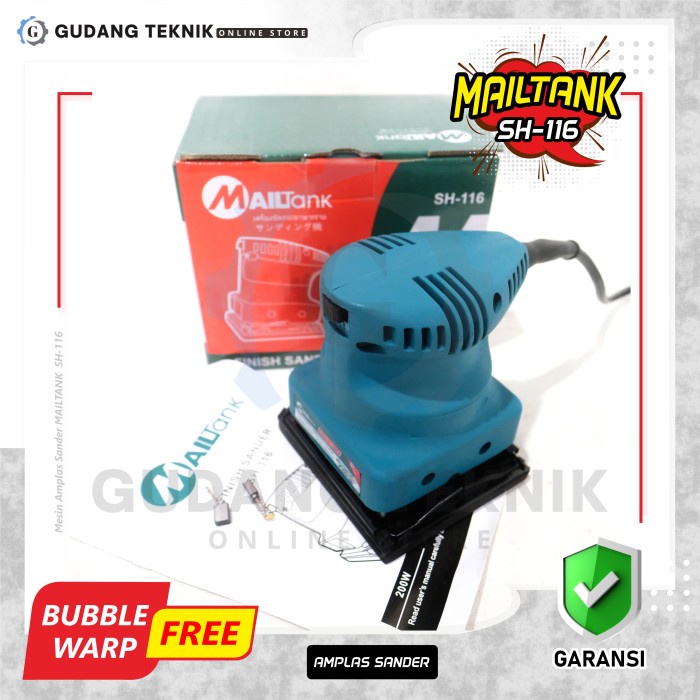 Jual MESIN AMPLAS SH116 MAILTANK Kayu Sander 220 Watt / Mesin Palm Sander Elektrik Finishing ...