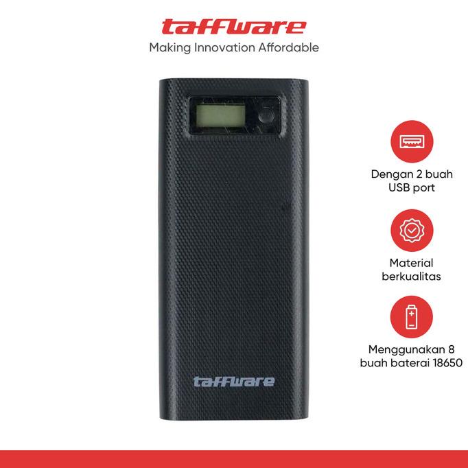 Jual Taffware DIY Power Bank Case USB Type C Dual Output & LCD C13 ...