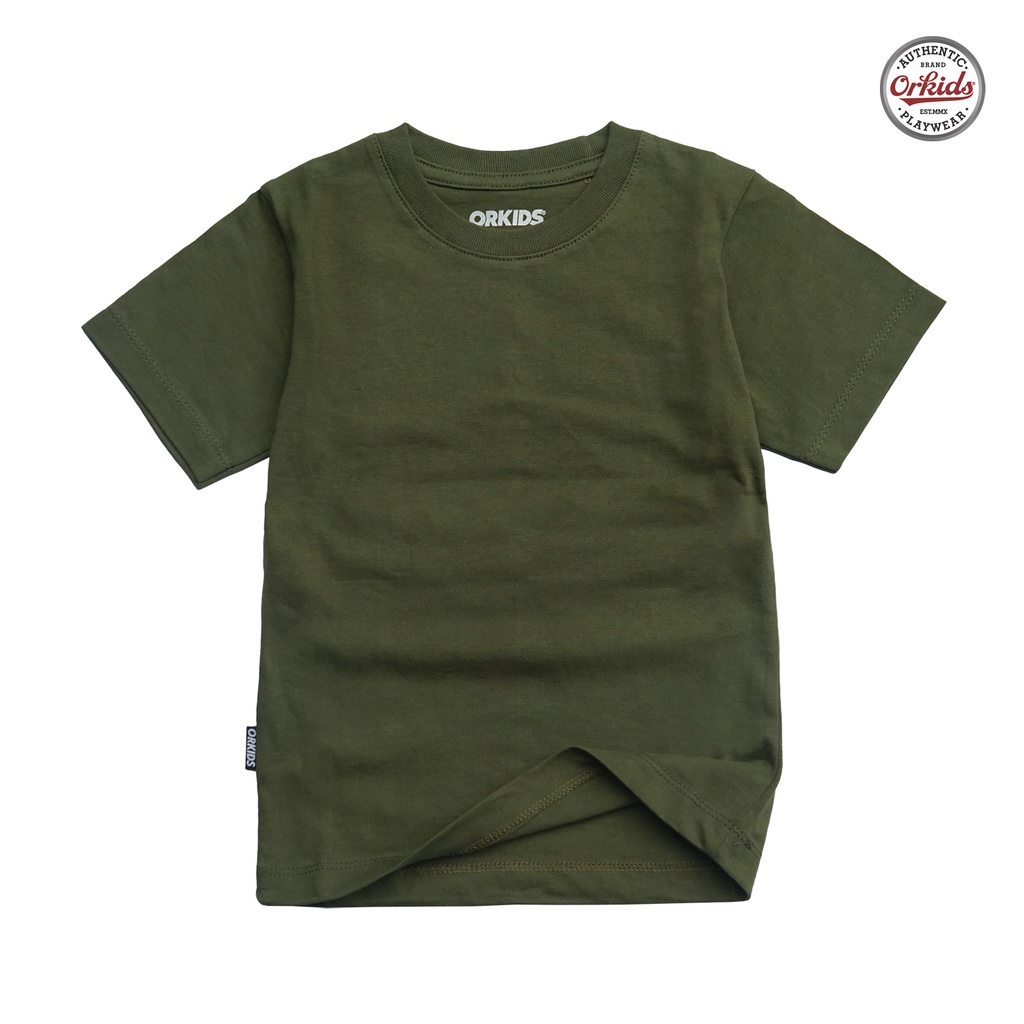 Jual Kaos Polos Anak Laki Laki 1 - 12 Tahun Atasan Cowok Perempuan Orkids Mikato | Shopee Indonesia
