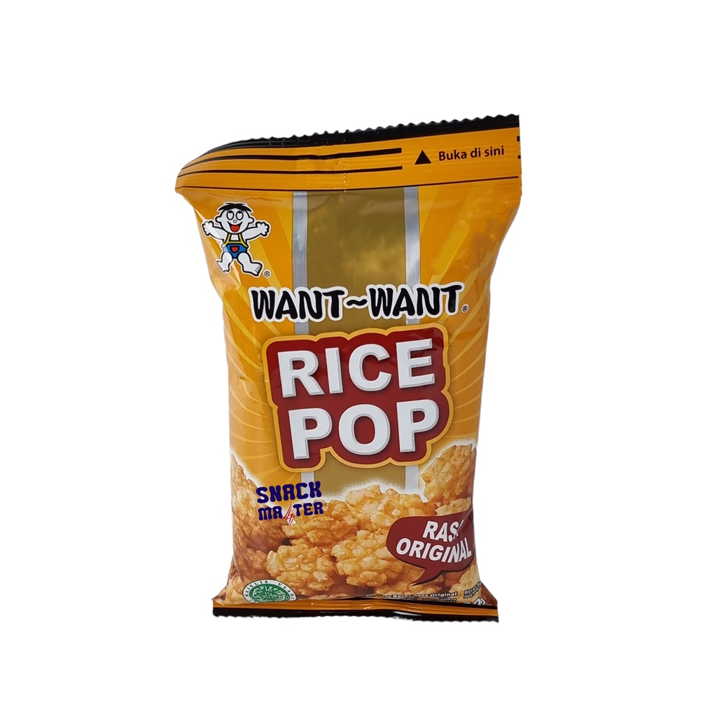 Jual Want Want Rice POP Kraker Beras JUMBO - Netto 30 gr | Shopee Indonesia