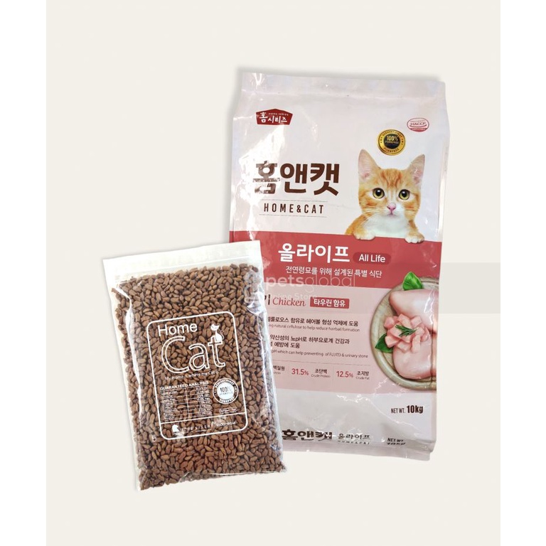 Jual HOME CAT REPACK 1KG - makanan kucing home cat khusus repack 1kg ...