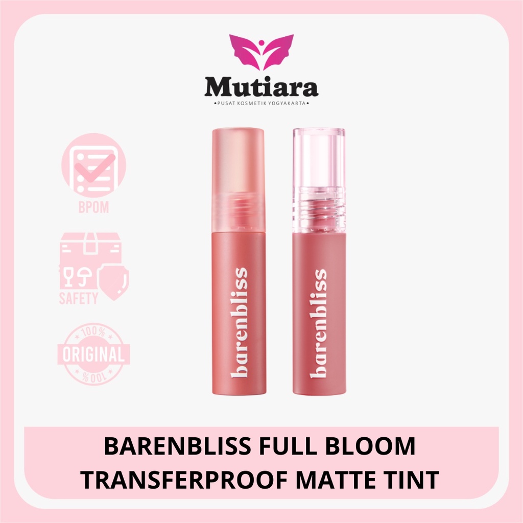 Jual BNB BARENBLISS FULL BLOOM TRANSFERPROOF MATTE TINT | Shopee Indonesia