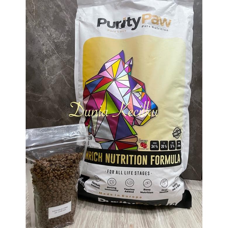 Jual Berkualitas! Purity Paw Premium Cat Food Chicken & Rice All Stage ...
