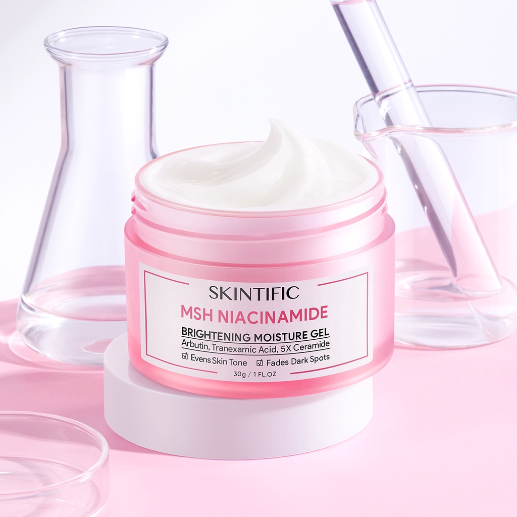 Jual SKINTIFIC MSH Niacinamide Brightening Moisturizer Glowing Moisture ...