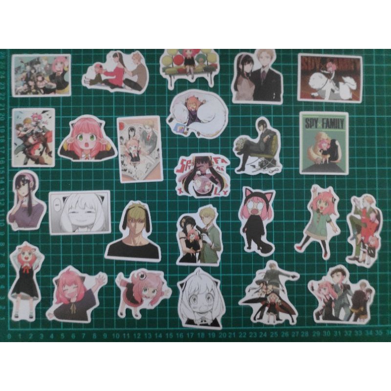 Jual 25 pcs Sticker Set Spy x Family Anime Gambar Tempel Stiker Laptop ...