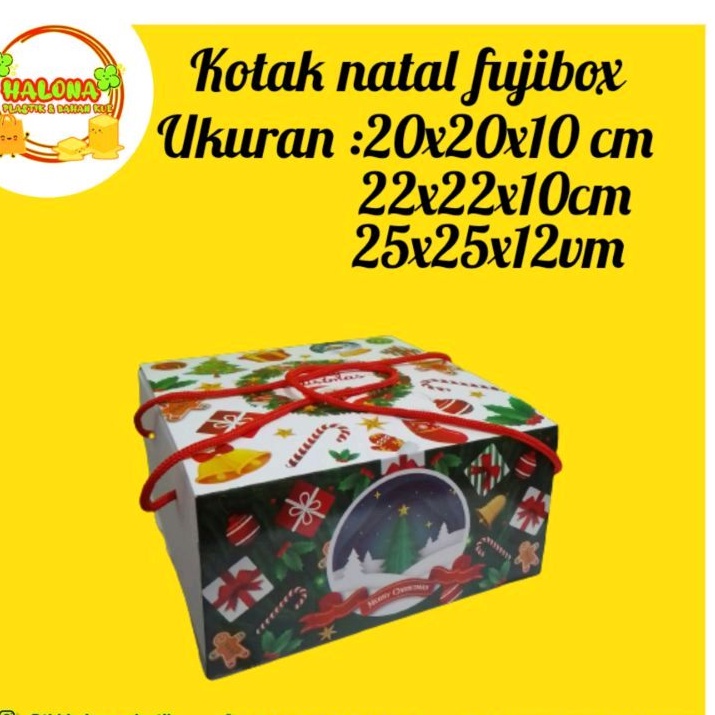 Jual Box Natal Tali Fuji Box ( Perpcs ) | Shopee Indonesia