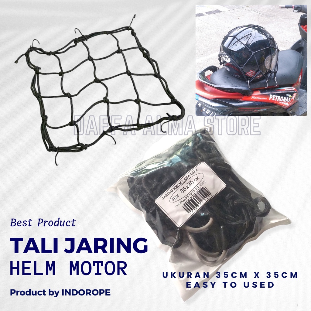 Jual Tali Jaring Helm Motor Ukuran Jumbo 35cm x 35 cm / Tali Pengikat ...