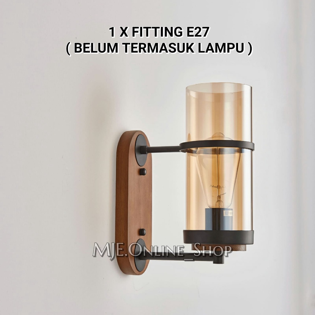 Jual LAMPU DINDING 1 X FITTING E27 VINTAGE / WALL LIGHT DEKORASI RUMAH ...