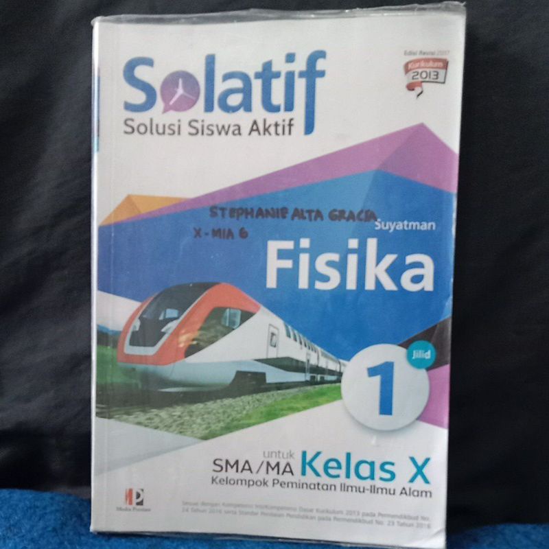 Jual solatif solusi siswa aktif Fisika untuk SMA Ma kelas 10 | Shopee ...