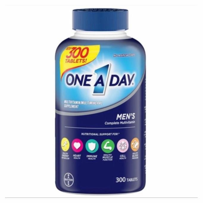 Jual ONE A DAY Men 300 Tablet pria vitamin laki lelaki multivitamin ...