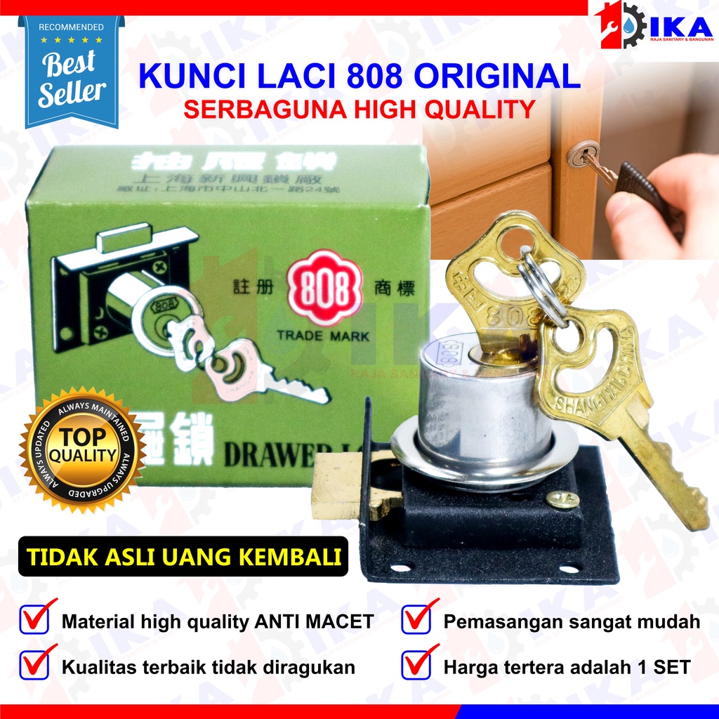 Jual KUNCI LACI 808 ASLI (Foto Real) Kunci 808 Ori Original Laci Lemari Kicenset Loker Anak ...
