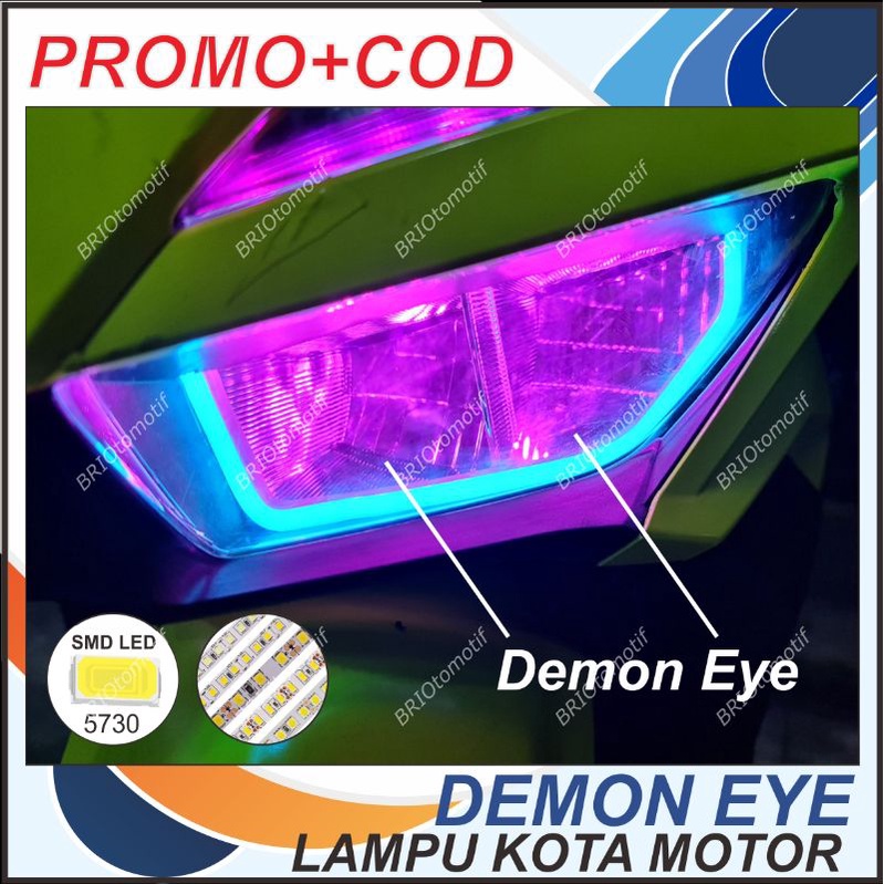 Jual LAMPU DEMON EYE DEVIL EYE 3 & 6 MATA LED MURAH TERANG UNTUK LAMPU ...