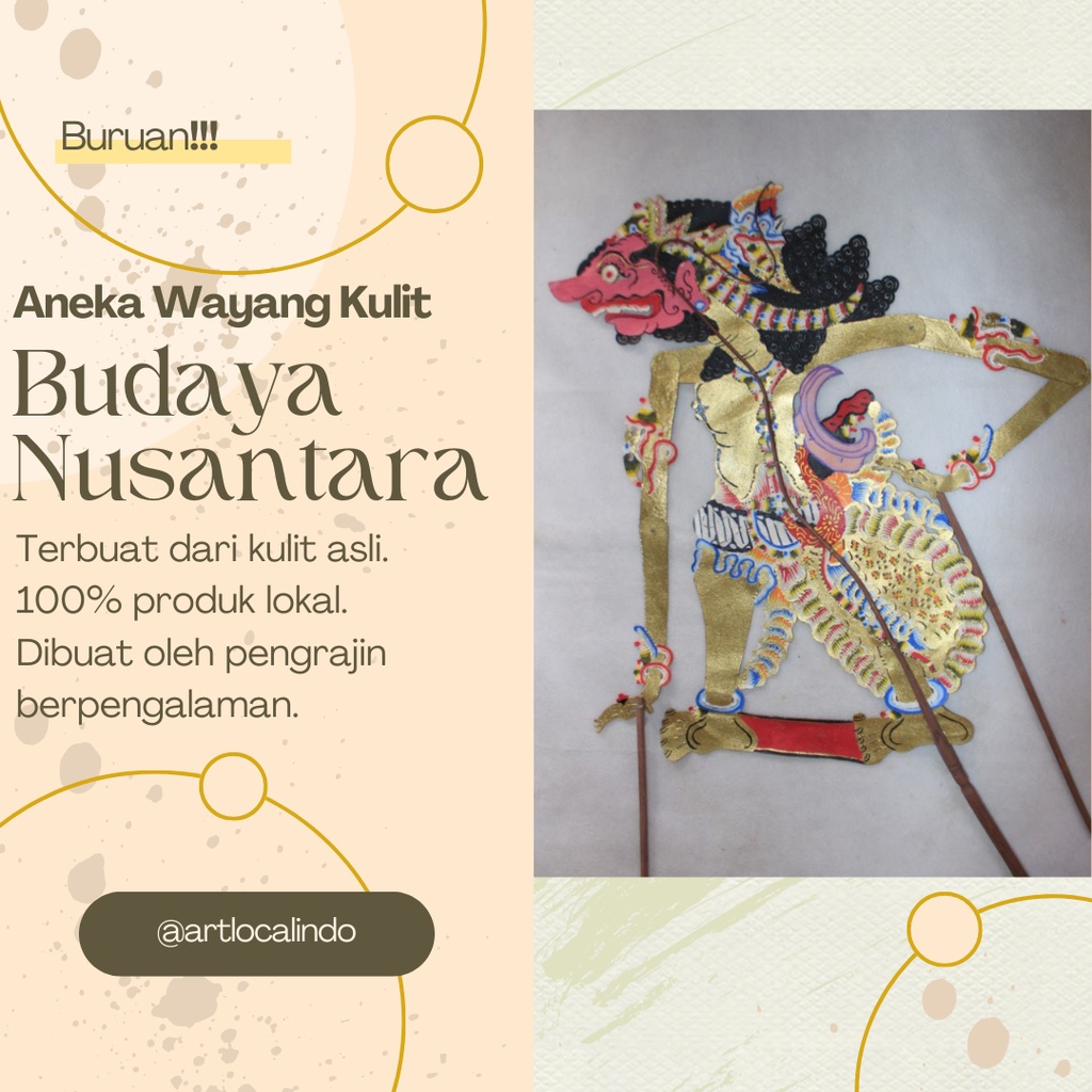 Jual Wayang Kulit Burisrawa Standar Dalang | Shopee Indonesia