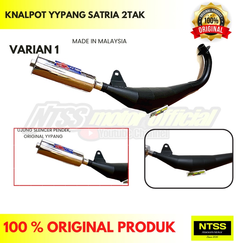 Jual KNALPOT YYPANG SATRIA 2 TAK SATRIA LUMBA SATRIA HIU ORIGINAL MADE ...
