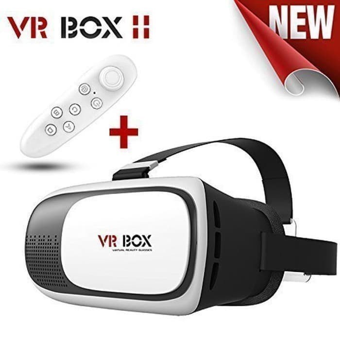 Jual VR Box plus Remote / Joystick Paket Bundle Virtual Reality Box II ...