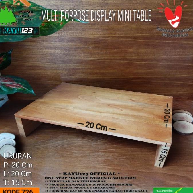 Jual Model Baru Meja Kecil Sekat Stand Display (P) 20-120 Cm (L)20Cm (T ...