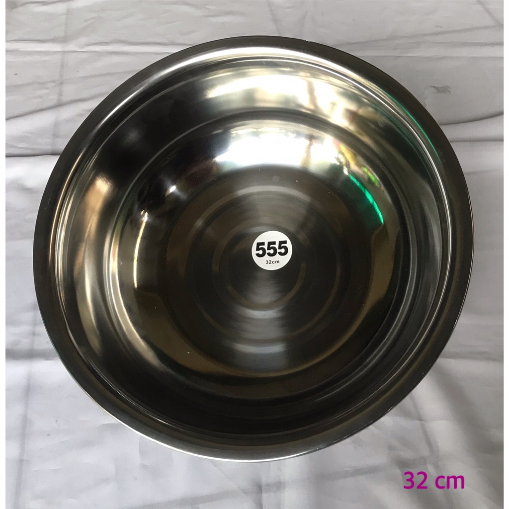 Jual Baskom Waskom Stainless 32 cm. | Shopee Indonesia