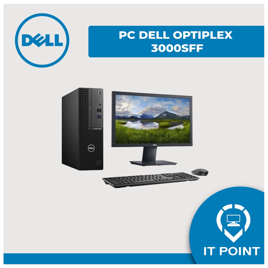 Jual DELL OPTIPLEX 3000SFF i5-12400 4GB 1TB INTEL HD 19,5" UBUNTU LINUX ...