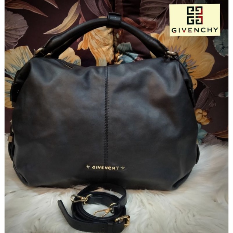 Jual GIVENCHY hobo bag tas wanita branded leather kulit asli | Shopee ...