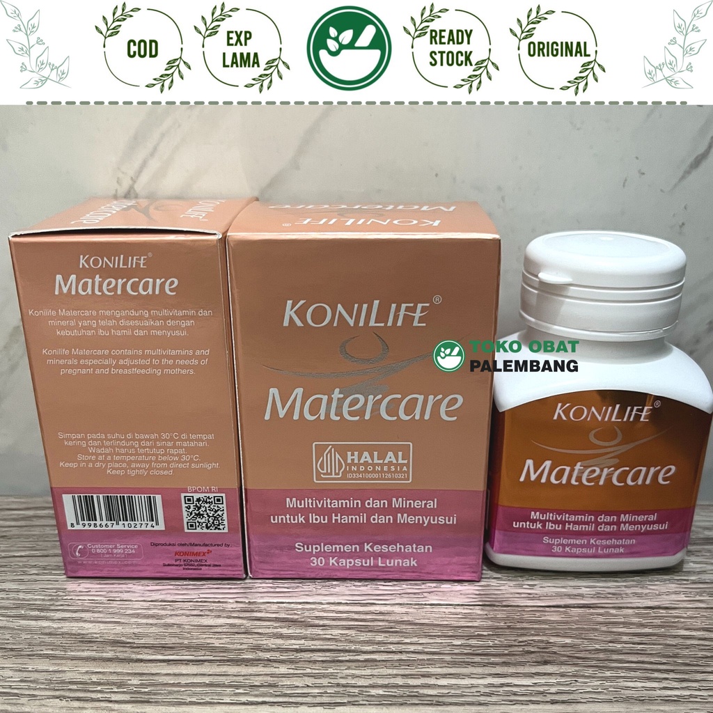 Jual KONILIFE MATERCARE 30 KAPSUL MOTHERCARE HALAL SUPLEMEN IBU HAMIL MENYUSUI | Shopee Indonesia