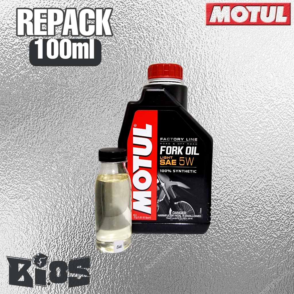 Jual Motul IPONE Fork Oil 5W 15W Oli shock motor Kemasan Repack 100ml Original 100% | Shopee ...