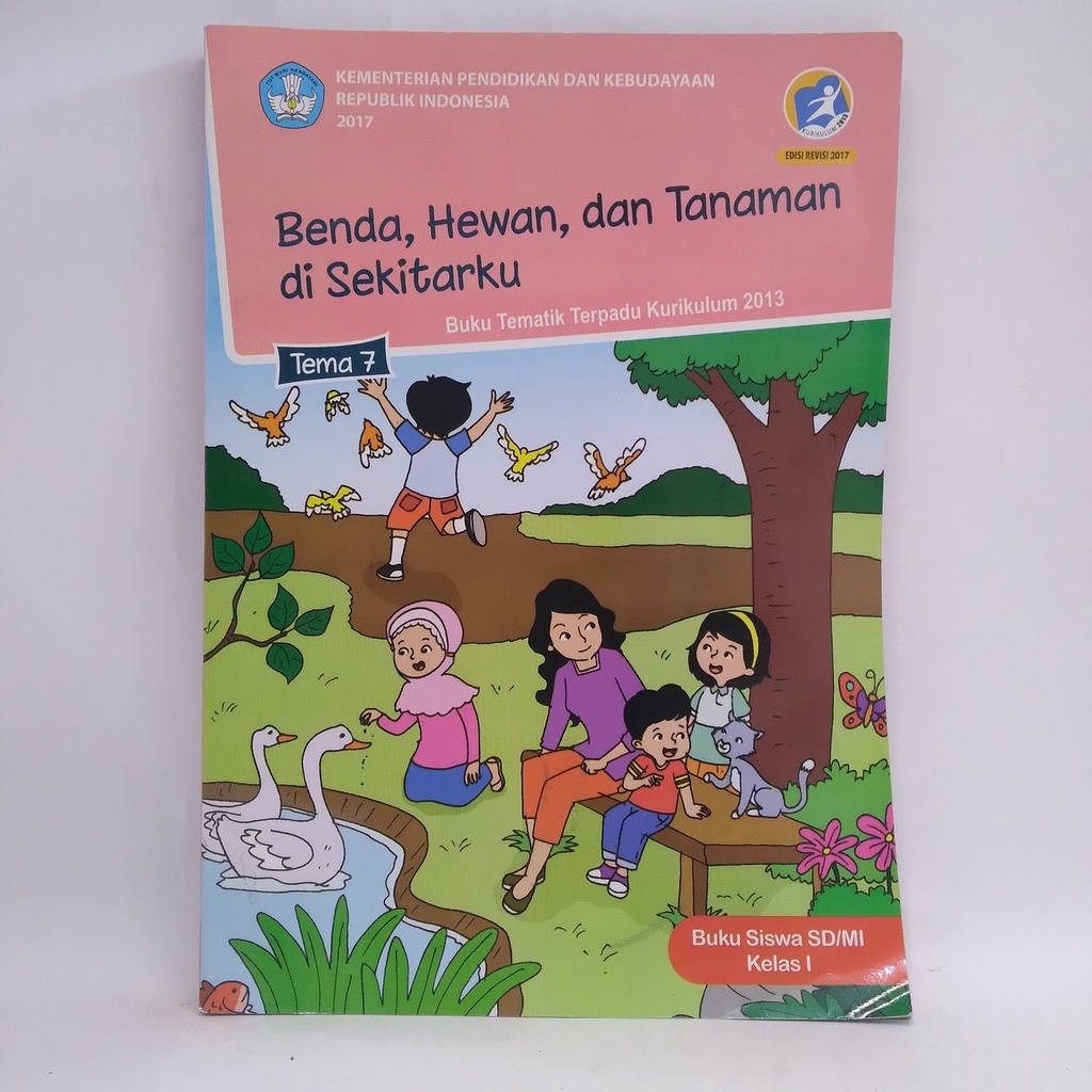 Jual Buku Tematik Terpadu Kurikulum 2013 Untuk Sd Mi Kelas 1 Tema 7