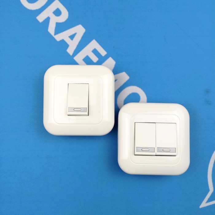 Jual Saklar Inbow PANASONIC 1 Gang 2 Gang Set ORIGINAL | Shopee Indonesia