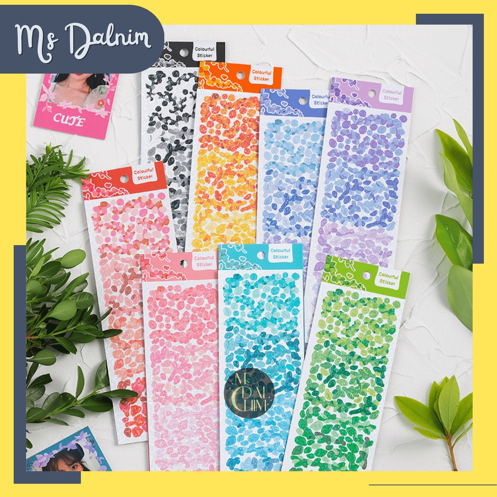 Jual Stiker Aesthetic Daun Bunga Mini Leaf Flower Korea Lucu Anti Air ...