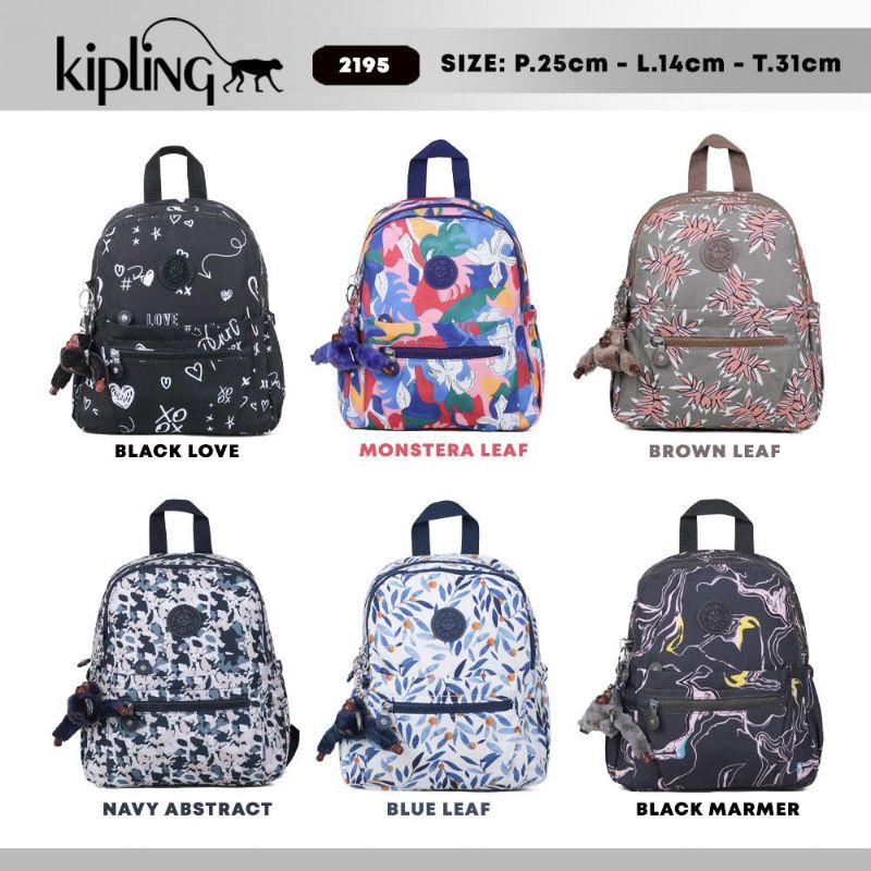 Jual Ransel kipling Motif - tas ransel medium wanita import trend ...