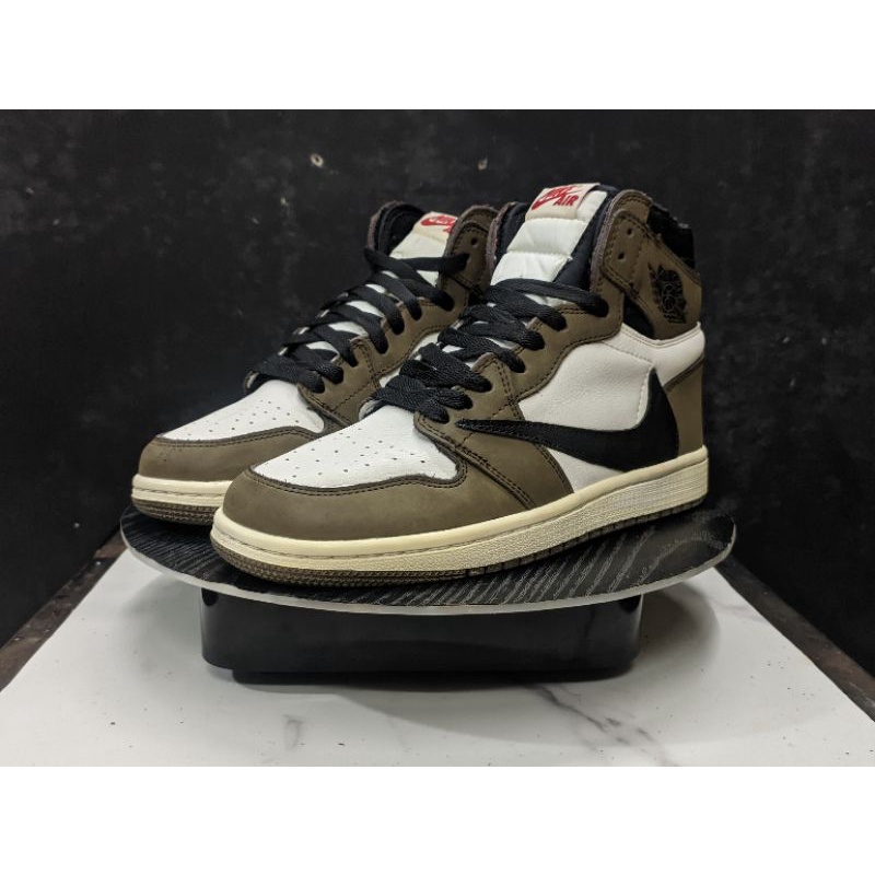 Jual Nike air jordan 1 high og x travis scoot (sepatu thrift) | Shopee ...