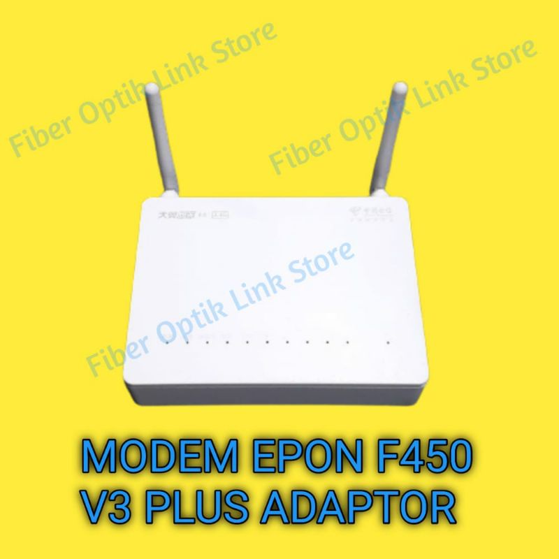 Jual MODEM ZTE EPON F450 V3 SECOND PLUS ADAPTOR | Shopee Indonesia