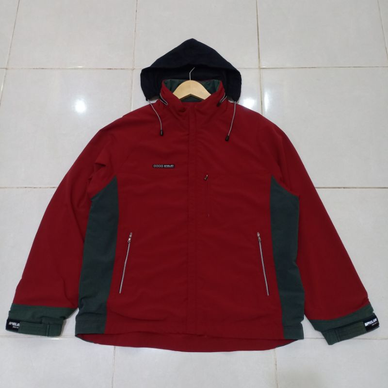 Jual jaket gunung Spieler outdoor merah marun size XL Original mulus ...
