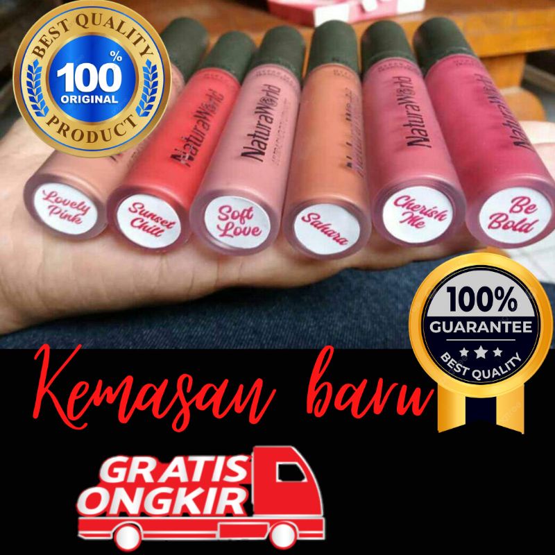 Jual READY STOK Lipmate Natura World/Lipmatte Best Seller/Lipmatte ...