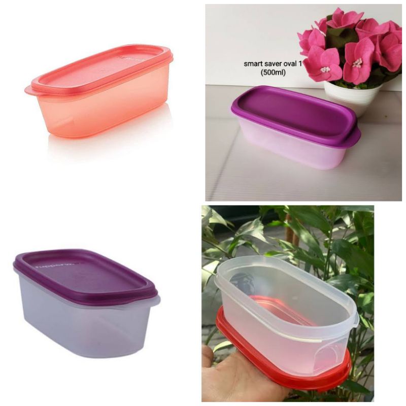 Jual smart saver oval 500ml Tupperware bekal oval 500 ml | Shopee Indonesia