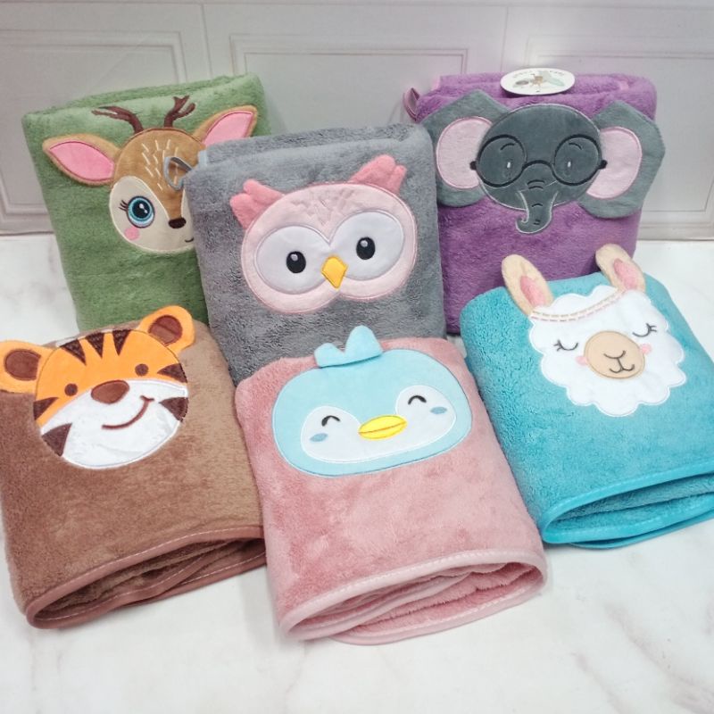 Jual Terlaris!!! Handuk Mandi Bayi Microfiber boneka Super soft ...